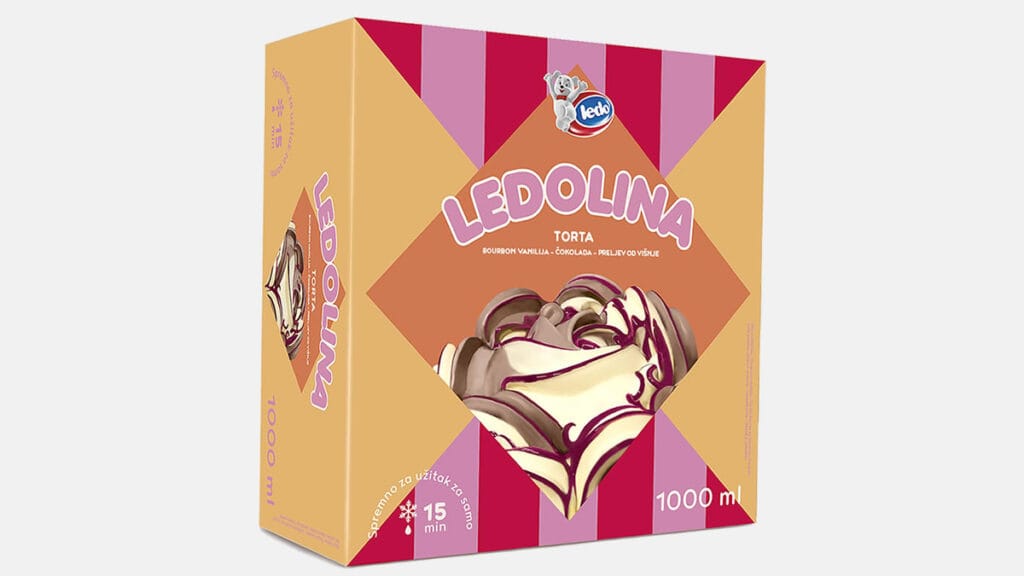 Ledolina | Sladoledna torta od čokolade i kremaste burbon vanilije ...