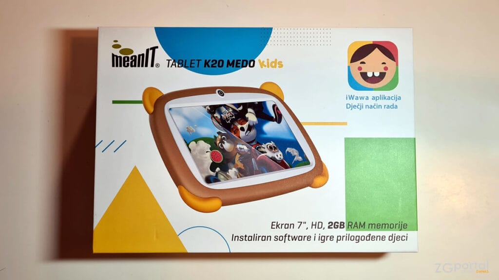 MeanIT Kids Tablet K20 Medo | Simpatični medvjedić koji će djeci ...
