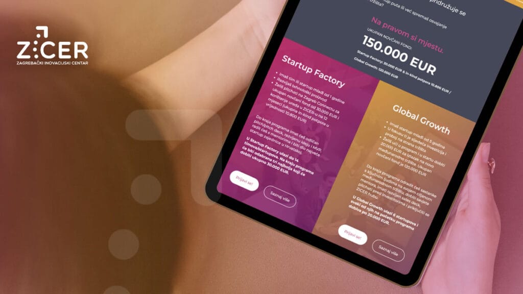 ZICER, hrvatski startup hub, u nedjelju, 1. listopada 2023. godine ...