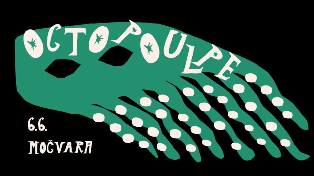 Octopoulpe, meksičko francuski hardcore punk math core bend, nastupa u ...