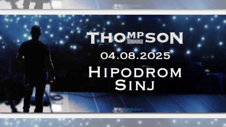 Thompson u Sinju! | Glazbeni spektakl održat će se na Hipodromu u ponedjeljak, 4. kolovoza 2025 ...
